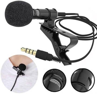 WRADER Professional Grade Wired Collar Microphone for Voice Recording ...