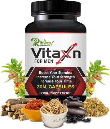 Riffway Vita XN Ayurvedic Capsules For Long Timing Bigger Harder Male ...