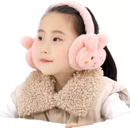 S K Bright Kids Plush Earmuff Children Cute Ear Muffs Winter Warmer Ear ...
