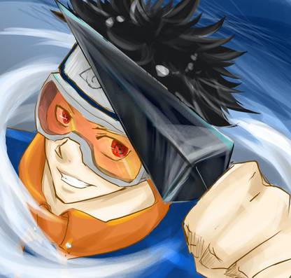 Naruto Obito Uchiha MultiColor PhotoPaper Print (12 inch X 18 inch ...