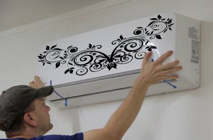 Decals Point Decorative AC - Air conditioner - Sticker (91 cm x 28 cm ...