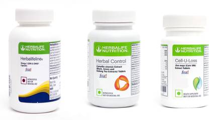Herbalife Nutrition Herbalifeline & Herbal Control -90 Tablets & Cell-U ...