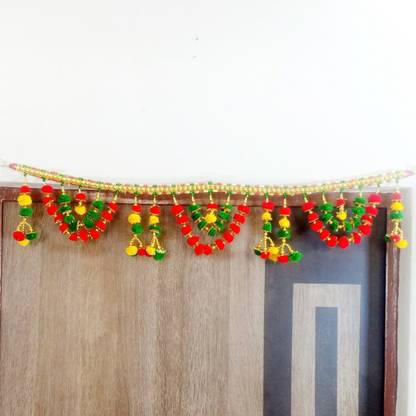 P A HEALTH AND FITNESS traditional Moti Colorful Woolen Designs Toran ...