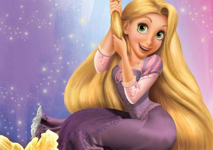 Repunzel Poster Multicolor PhotoPaper Print (12 inch X 18 inch, Rolled ...