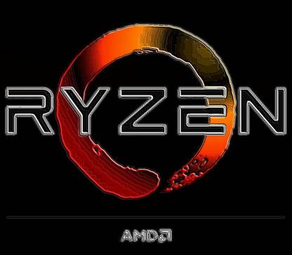 Ryzen Logo Poster Multicolor PhotoPaper Print (12 inch X 18 inch ...