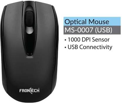 Frontech Optical Mouse MS-0007 Wired Optical Mouse - Frontech ...