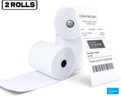 Flipkart.com | ACROSS Billing Roll White 3 Inch 70 gsm Thermal Paper ...