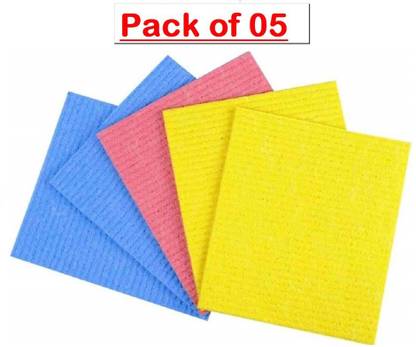 household hub Sponge Wipe for Kitchen 10 Pcs Pack Sponge Wipe Price in ...