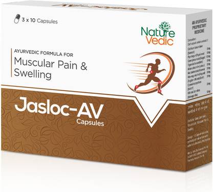 Nature Vedic Jasloc-Av Capsules For Muscular Pain, Joint Pain ...