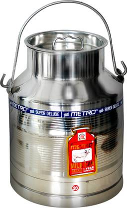 METRO 20 LITRE BALTI HANDLE MILK CAN,MILK CONTAINER,HONEY CAN,OIL CAN ...
