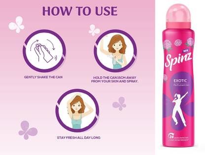 Spinz PERFUMED DEO EXOTIC EACH 200ML P?1 Deodorant Spray - For Women ...