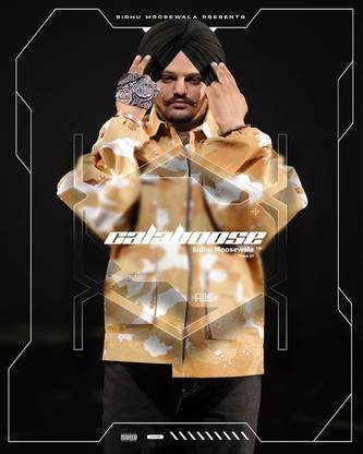 sidhu moosewala poster Multicolor Photo Paper Print Poster Photographic ...