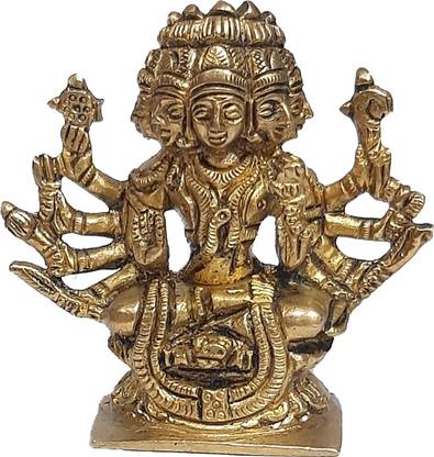 Nivish & co Brass Gayatri Devi Idol Gayatri Mata Statue for Puja Temple ...