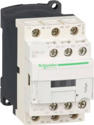 Schneider Electric CAD32BD TeSys AUXILIARY CONTACTOR 3 Pole Wire ...
