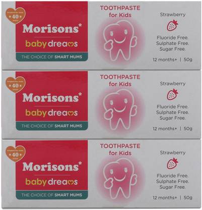 Morisons Baby Dreams Kids Toothpaste Combo - Pack of 3 Toothpaste - Buy ...
