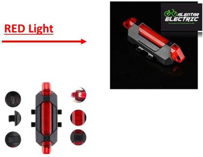 Alentar USB RED LED Tail Light Rechargeable LED Spot Light - Buy ...