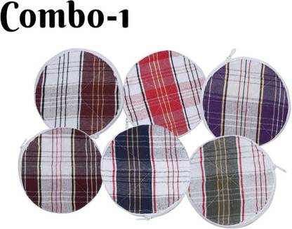 Radha Round Chapati /Roti Cover Checkered Roti Round Disk Cover Price ...