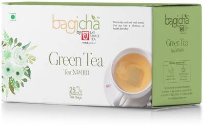 Jay Shree Tea A Birla Product Bagicha Green Tea 25 Enveloped Tea Bags ...