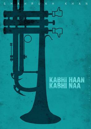 Bollywood Dialogues Poster Sticker (self adhesive) Poster 12 inch X 18 ...