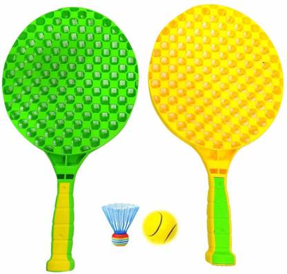 HALO NATION Unbreakable Tennis Racket Set wit Sponge Ball & Bounce ...