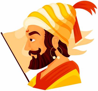 StickerYard 55 cm shivaji maharaj Self Adhesive Sticker Price in India ...