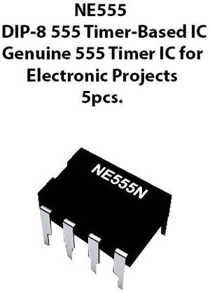 ANTRI-MAX NE555 NE555P DIP-8 555 Timer-Based IC Genuine Timer IC for ...
