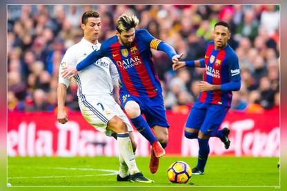 By Cristiano Ronaldo V/S Lionel Messi Matte Finish Poster Paper Print ...