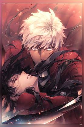 Fate Stay Night Tohsaka Rin Anime Anime Girls Matte Finish Poster Paper ...