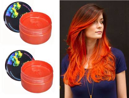 CATERINACHIARA COMBO NEON ORANGE CREAMY WAX FOR MEN & WOMEN Hair Wax ...