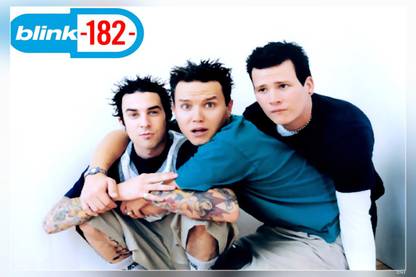 Blink-182 Blink One Eighty Two An American Rock Band Mark Hoppus Travis Barker Matt Skiba Matte ...