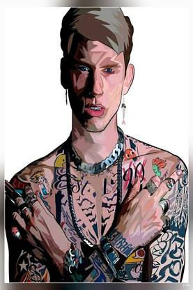 Machine Gun Kelly Mgk Rapper Actor Musician Matte Finish Poster Paper ...