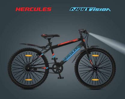 HERCULES STREETCAT PRO NIGHT VISION |LIGHT INTEGRATED IN HANDLE BAR| 26 ...