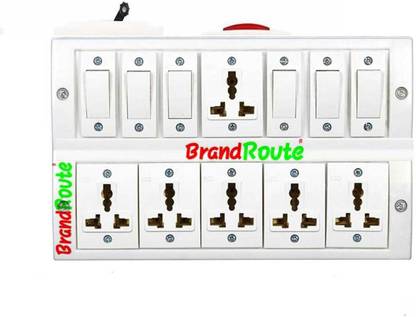 BrandRoute Anchor Universal MCB Heavy Duty Strip 6 Socket Extension ...