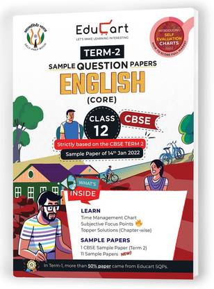 Educart English Core Cbse Term 2 Class 12 Sample Papers: Buy Educart ...