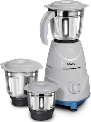 AGARO Magnus 500 Mixer Grinder (3 Jars, Blue & White) Price in India ...