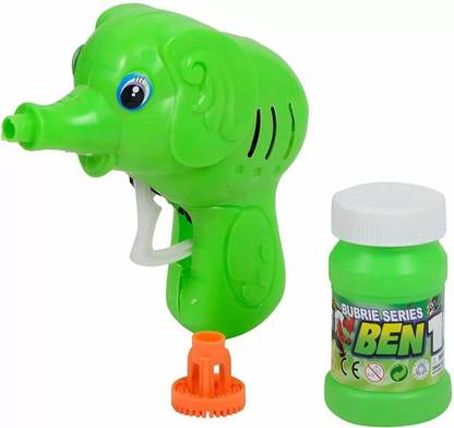 Rich Square Elephant Bubble Gun Green Elephant Bubble Making Guns for ...