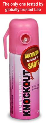 Knockout Self Defence Pepper Spray for women safety Pepper Stream Spray ...
