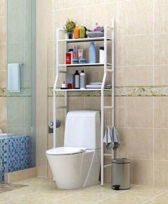 Inllex Storage Rack Shelf Over Washing Machine Organizer 3 Tier Toilet ...