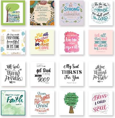 Creatie 14.3764 cm Bible Scripture Verses Stickers, Self-Adhesive, to ...