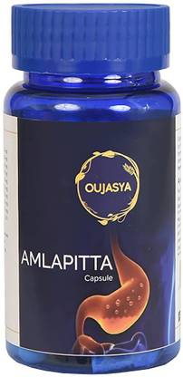Oujasya Amlapitta Ayurvedic Capsules | Relieves Acidity & Hyper Acidity | Improves Digestion ...