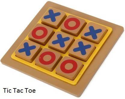 ALEWA Tic Tac Toe, Zero Kata Old Indoor Game | Criss Cross Travelling ...