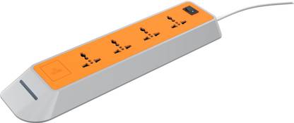Polycab 4-WAY EXTENSION BOARD WITH SURGE PROTECTION 4 Socket Extension ...