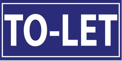 WallDesign To-Let Sign Board 14 in x 7 in For Building Shop Appartment ...