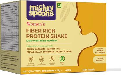 Mighty Spoons Women's Multigrain & Millets Powder |High in Protein, Fibre, Iron, Zinc, Vitamin A ...