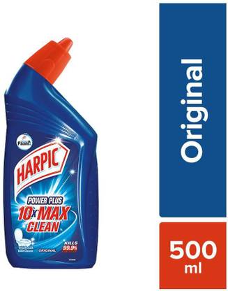 Harpic Power Plus 10X MAX CLEAN Original Gel Toilet Cleaner Price in India - Buy Harpic Power ...