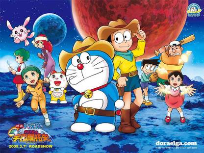 Doremon poster Waterproof Vinyl Sticker Poster Photographic Paper ...