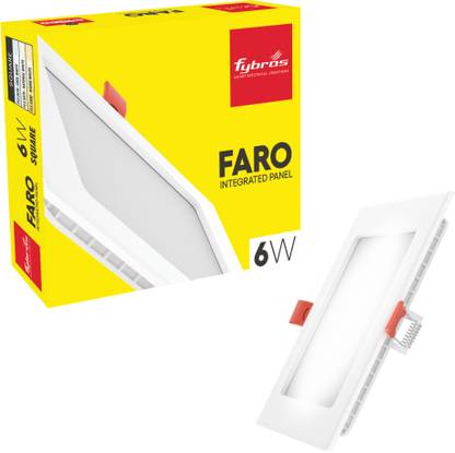 Fybros 6 Watt 100mm Cut Size Natural White Faro LED Panel Light 6w ...