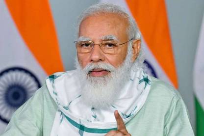 Narendra Modi PM of India Matte Finish Poster Paper Print - Animation ...