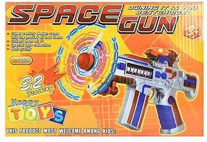 SNM97 Space Gun Toy for Kids with Sound & led Matrix Flashing Rotating ...