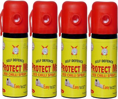 PROTECT ME Self Defence Powerful Red Chilli Pepper Spray for Women's ...